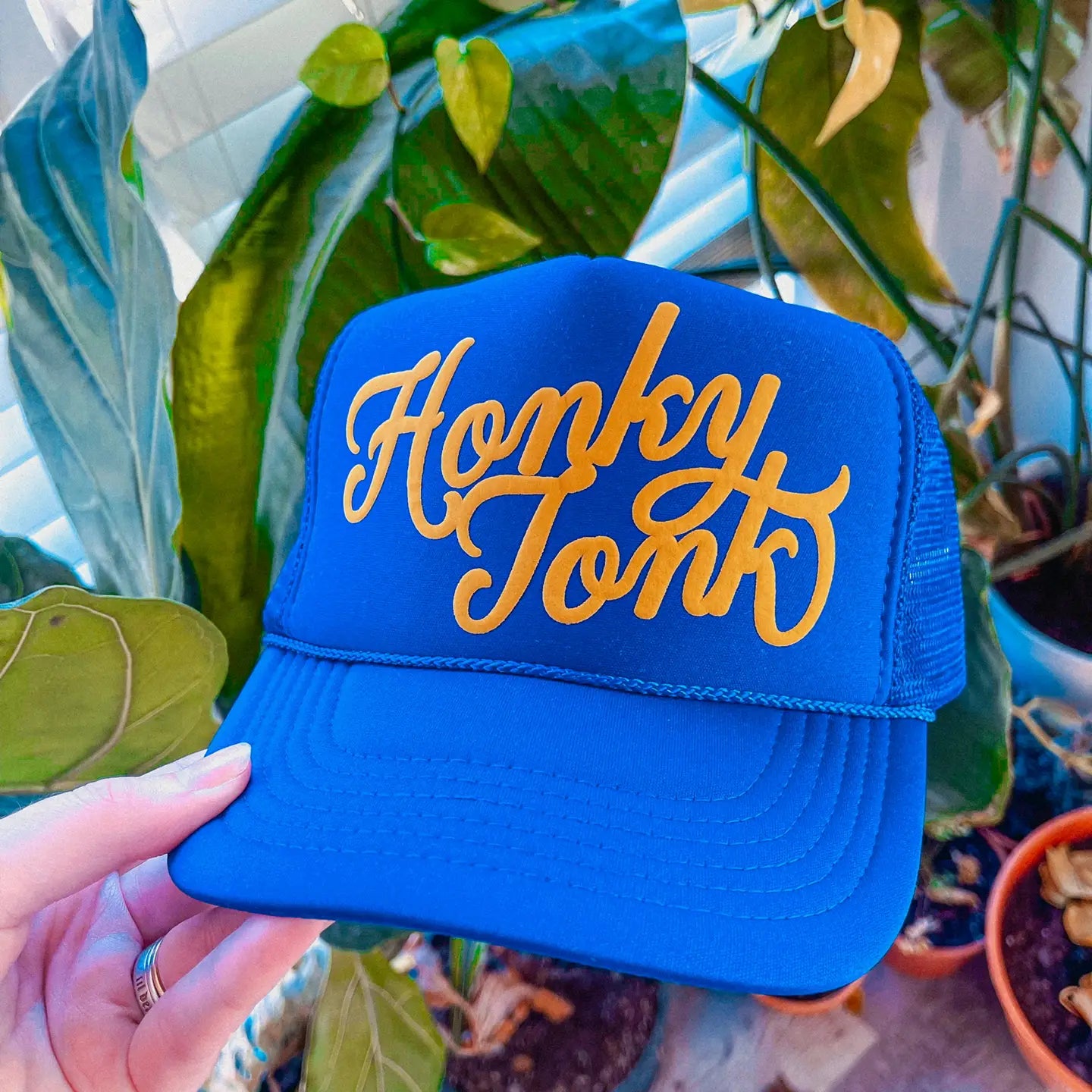Honkey Tonk Trucker Hat : 2 COLORS| PREORDER – Velvet Monarch Boutique